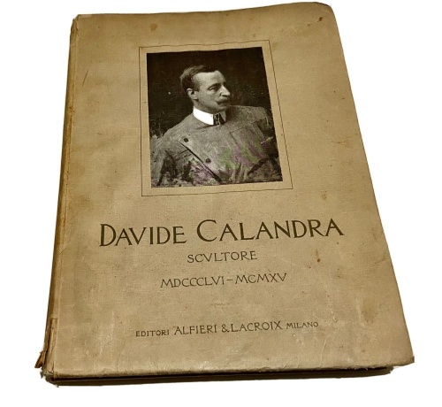 Scultura in bronzo di Davide Calandra, "Piemonte Reale", firmato, 1892 | Beggi Antichità